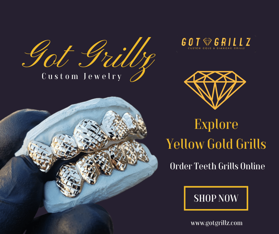Yellow Gold Grills - Explore Order Teeth Grills Online Today!