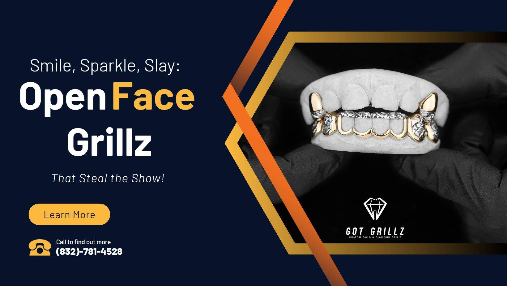 Open Face Teeth Grillz: Smile, Sparkle, Slay with Open Face Grillz